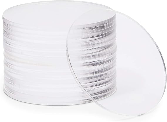 Amazon.com: Clear Acrylic Disks, Round Circles for Arts and Craft ...
