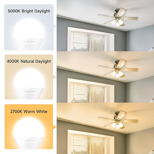 Ceiling Fan Light Bulb Base GE 40BM 40W 120V Medium Screw Base Clear
