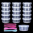 Amazon.com: 16 Pack 4.5 oz Slime Storage Containers for Slime, Foam ...