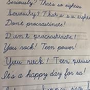 Cursive Handwriting Practice Workbook for Teens: Harper, Julie ...