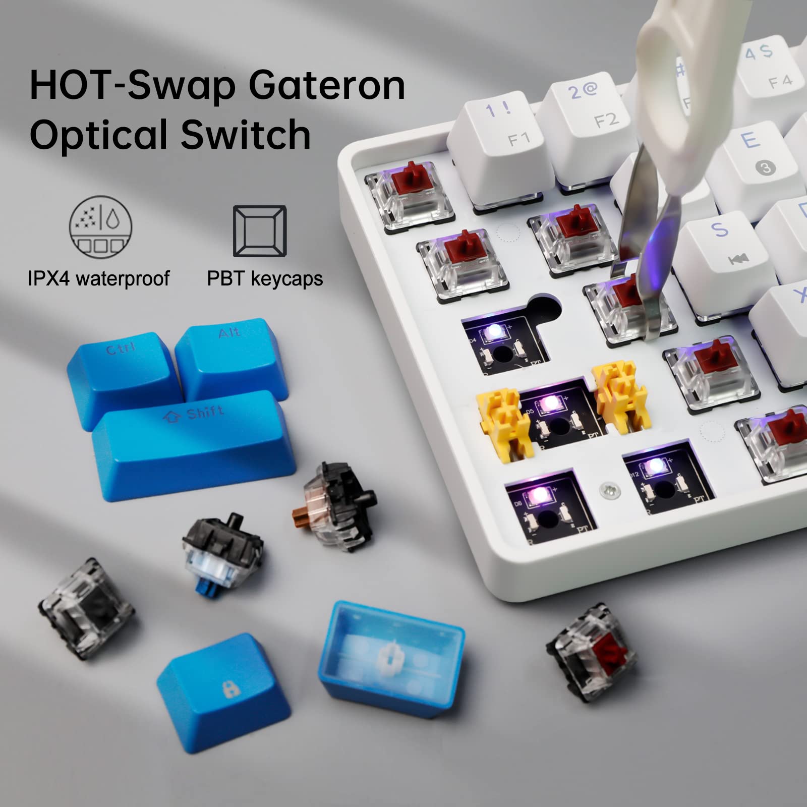 Mua TMKB GK61 60% Wireless Mechanical Gaming Keyboard, 2.4Ghz/Bluetooth ...