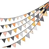 Amazon.com: 10M/32 Feet 36 PCS Lovely Triangle Bunting Flag Banner ...
