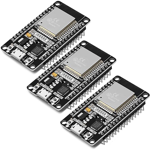 3 Pieces Development Board 2.4GHz WiFi Dual Cores Microcontroller ...