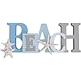 Wooden Beach Word Sign with Trio of Loose Starfish - Tropical Beach ...