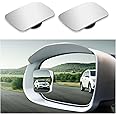 Amazon.com: 2PCS Car Blind Spot Mirror,360° Rotatable HD Wide Angle ...