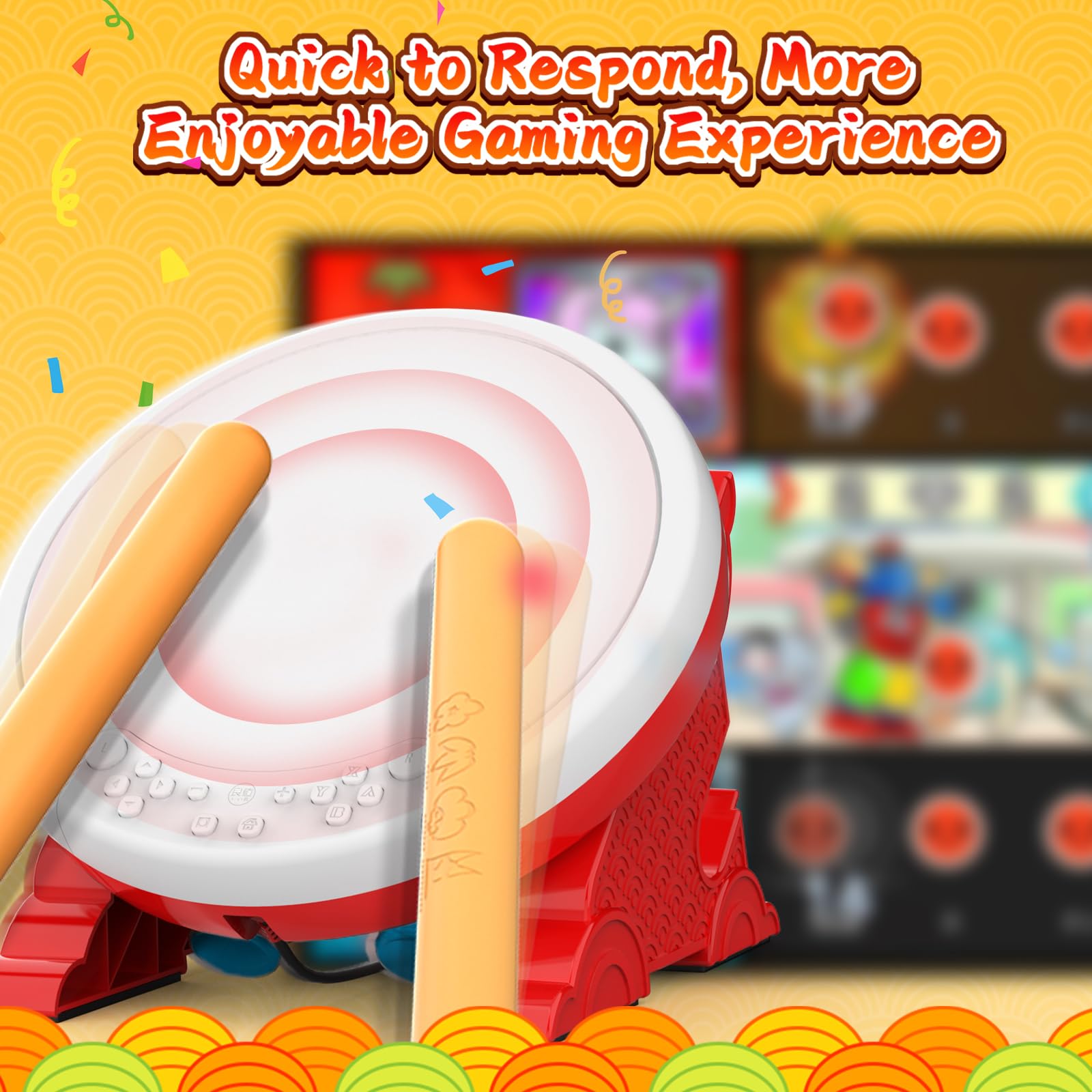 Mua IINE Taiko Drum Controller for Switch/PS4/PC, Taiko Game Controller ...