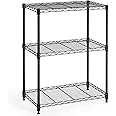 Amazon.com: CAPHAUS 3/4/5-Tier Adjustable Height Wire Shelving Unit, Rack Shelving, Metal Steel ...
