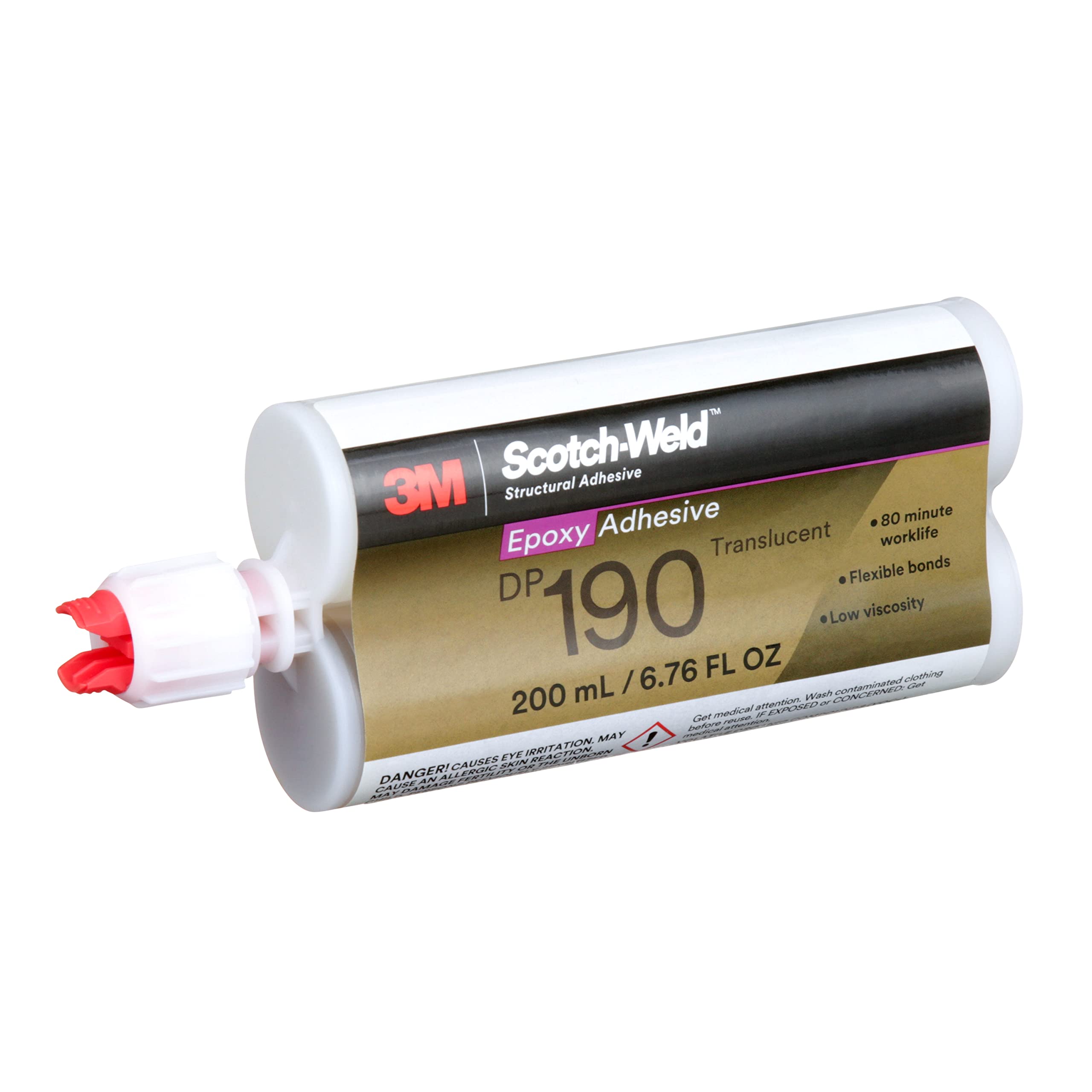 Mua 3M Scotch-Weld 87838 Epoxy Adhesive DP190, 200 mL, Translucent, 6. ...