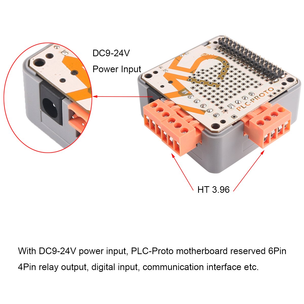 MakerFocus M5stack ESP32 Kit PLC Prototype Industrial Board Module RS485 ACS712-5B Programmable ...