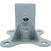 Amazon.com: Chain Link Fence Post 2 1/2" Floor Flange, Pipe Flange ...