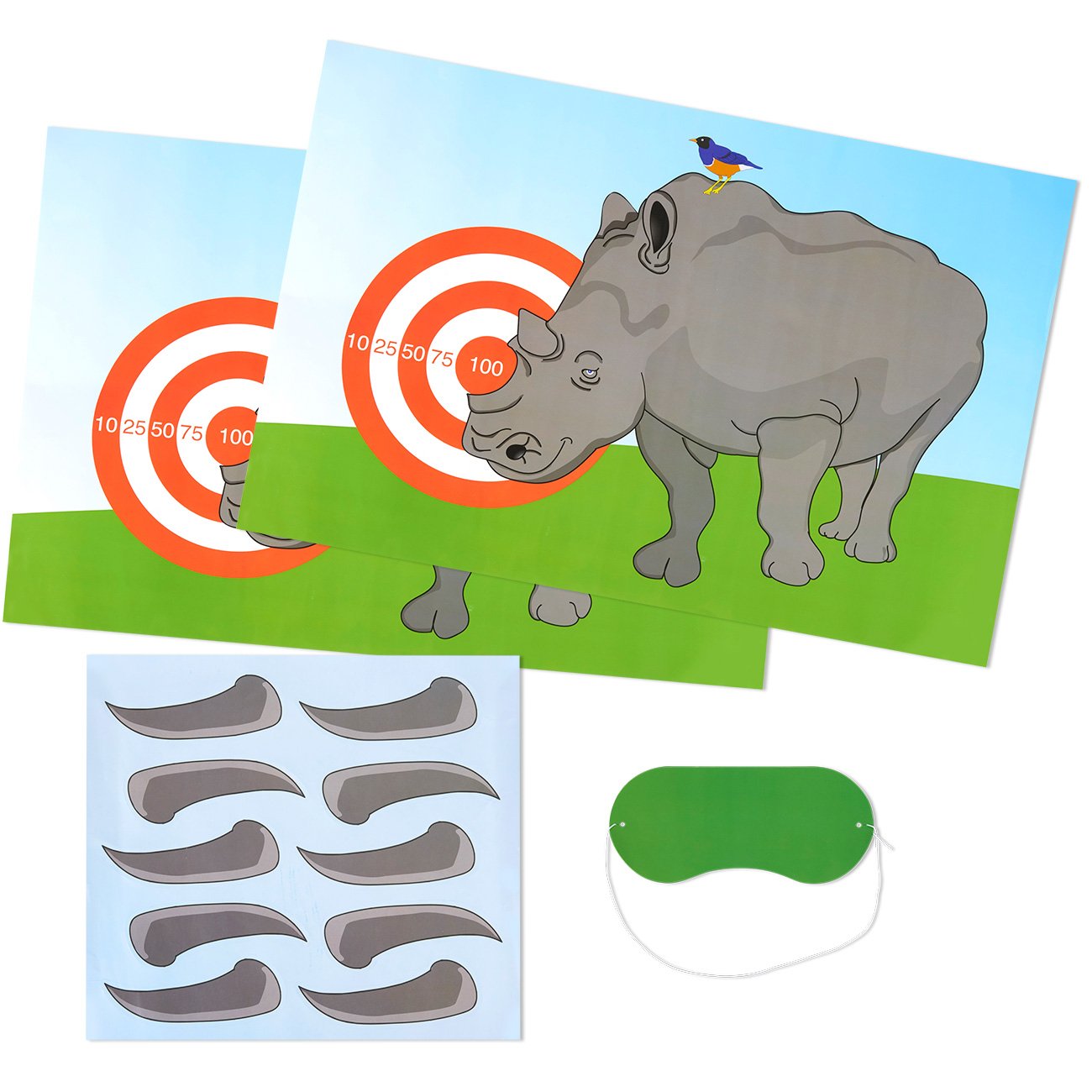 Amazon.com: Rhinoceros Party Balloons, Safari Theme Party Décor, Rhino ...