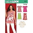 New Look Sewing Pattern 6866 Misses' Dresses, Size A (Small - Medium ...