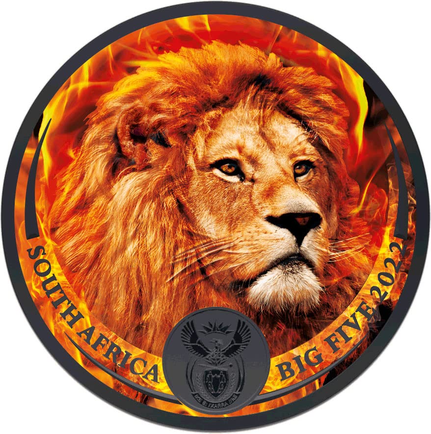 Mua 2022 DE Burning Big Five II PowerCoin Burning Lion Black Ruthenium ...