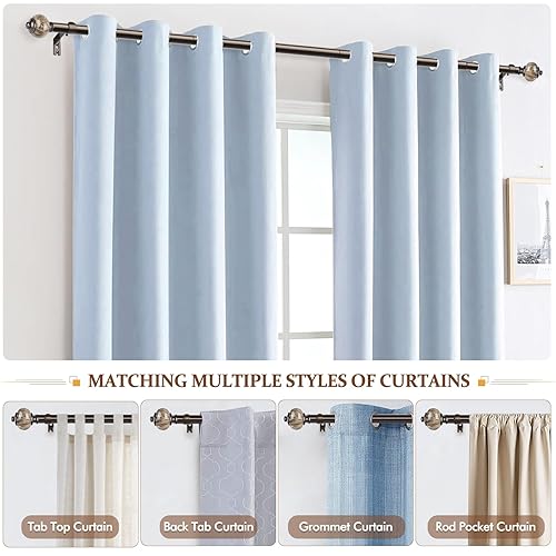 12 Foot Curtain Rods 1 Inch Curtain Rod Telescoping Single Drapery Rod