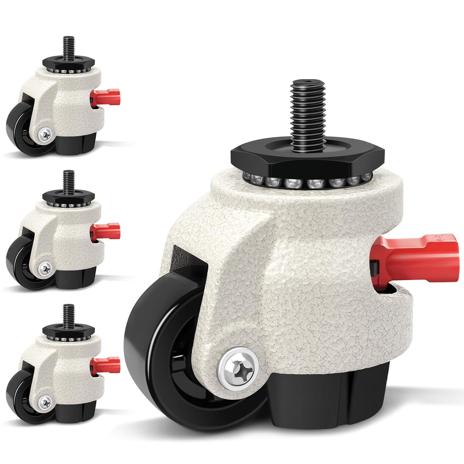 Mua W B D WEIBIDA Leveling Stem Caster Wheels with Upgraded Ratchet Arm ...