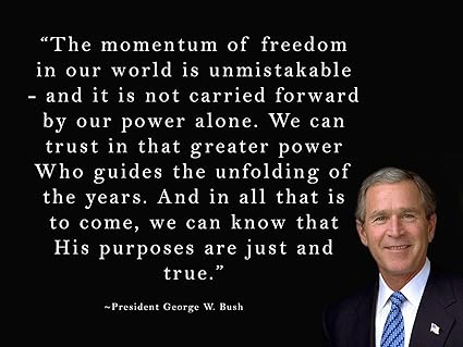 Amazon.com : George W Bush Poster President George W Bush Poster 18x24 ...