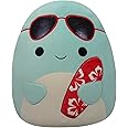 Amazon.com: Squishmallows Original 14-Inch Perry Teal Dolphin with Red ...