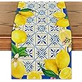 Amazon.com: Summer Lemon Table Runner Spring Italian Lemons Table Cover ...