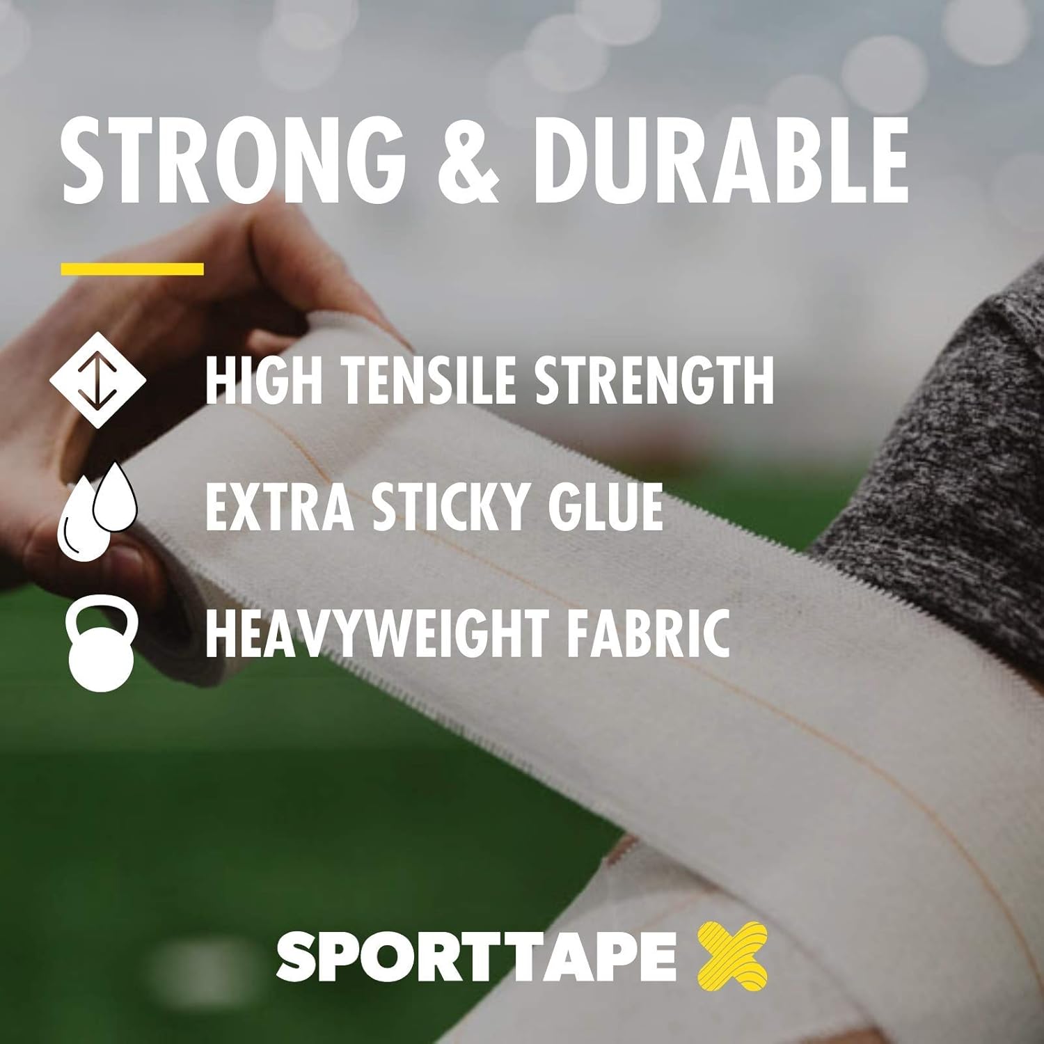 SPORTTAPE EAB – 7.5cm x 4.5m – Elastic Adhesive Bandage Fabric Tape ...