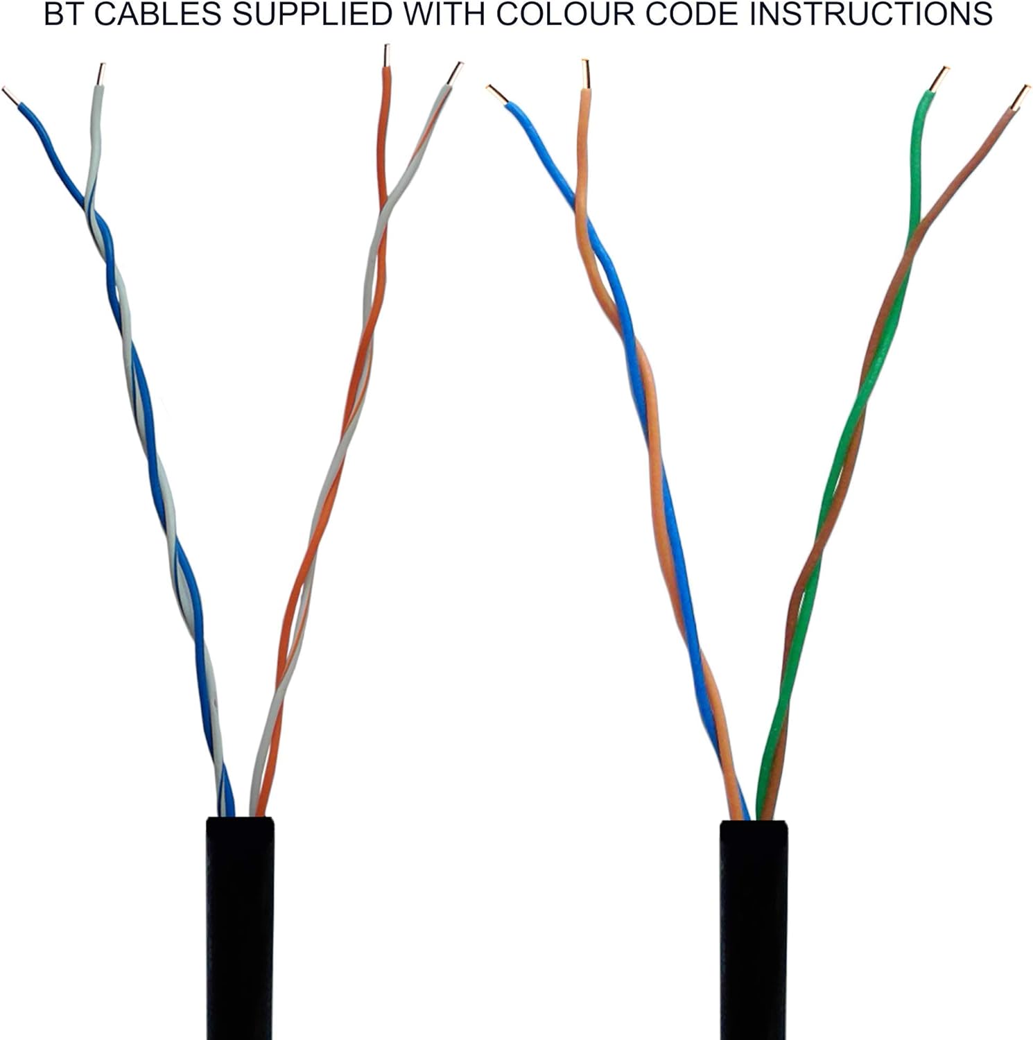 1STec 75m of Genuine BT CW1308 4 Core 2 Twisted Pair Telephone or FTTC ...
