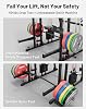Mikolo Smith Machine with Weight Stack, 2200lbs Squat Rack with LAT ...