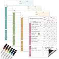 Amazon.com : Magnetic Dry Erase Chore Chart - 8.5"x12" Behavior Responsibility Reward Chart for ...