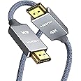 Amazon.com: Capshi Long HDMI Cable 15 ft, High Speed 18Gbps 15ft HDMI ...