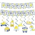 Amazon.com: Refavor Lemon Birthday Banners - 10PCS Capri Swirls ...