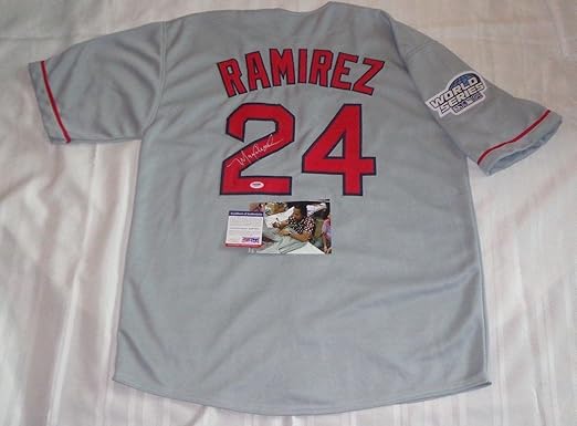 Autographed Manny Ramirez Jersey - 2004 World Series MVP PSA DNA Proof ...