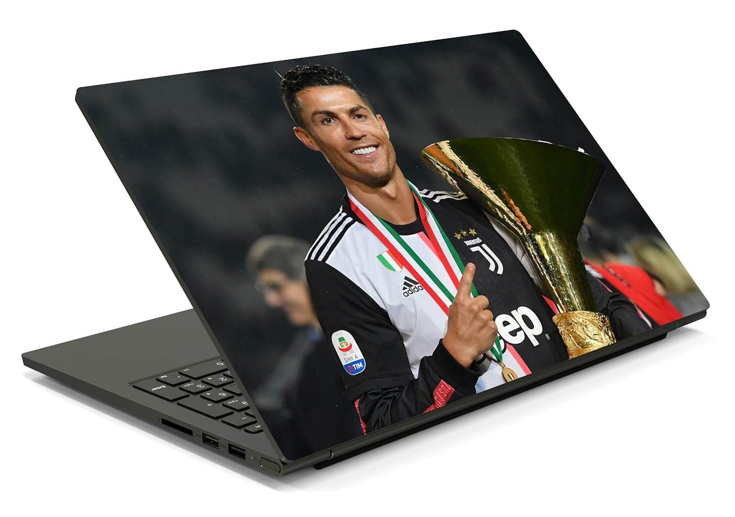 ISEE 360® Laptop Skin Cover Laminated Cristiano Ronaldo Stickers and ...