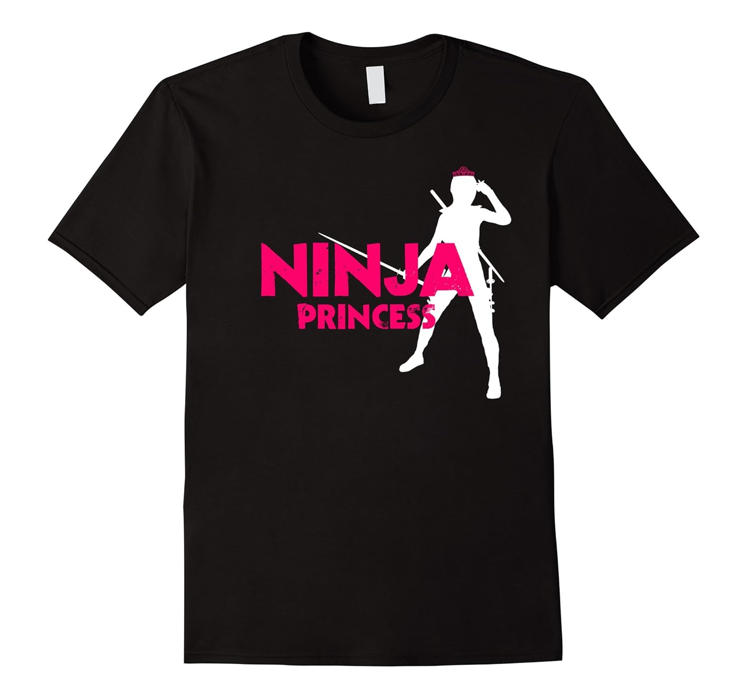 Ninja Princess with Tiara T-Shirt. Taekwondo Karate-TH – TEEHELEN