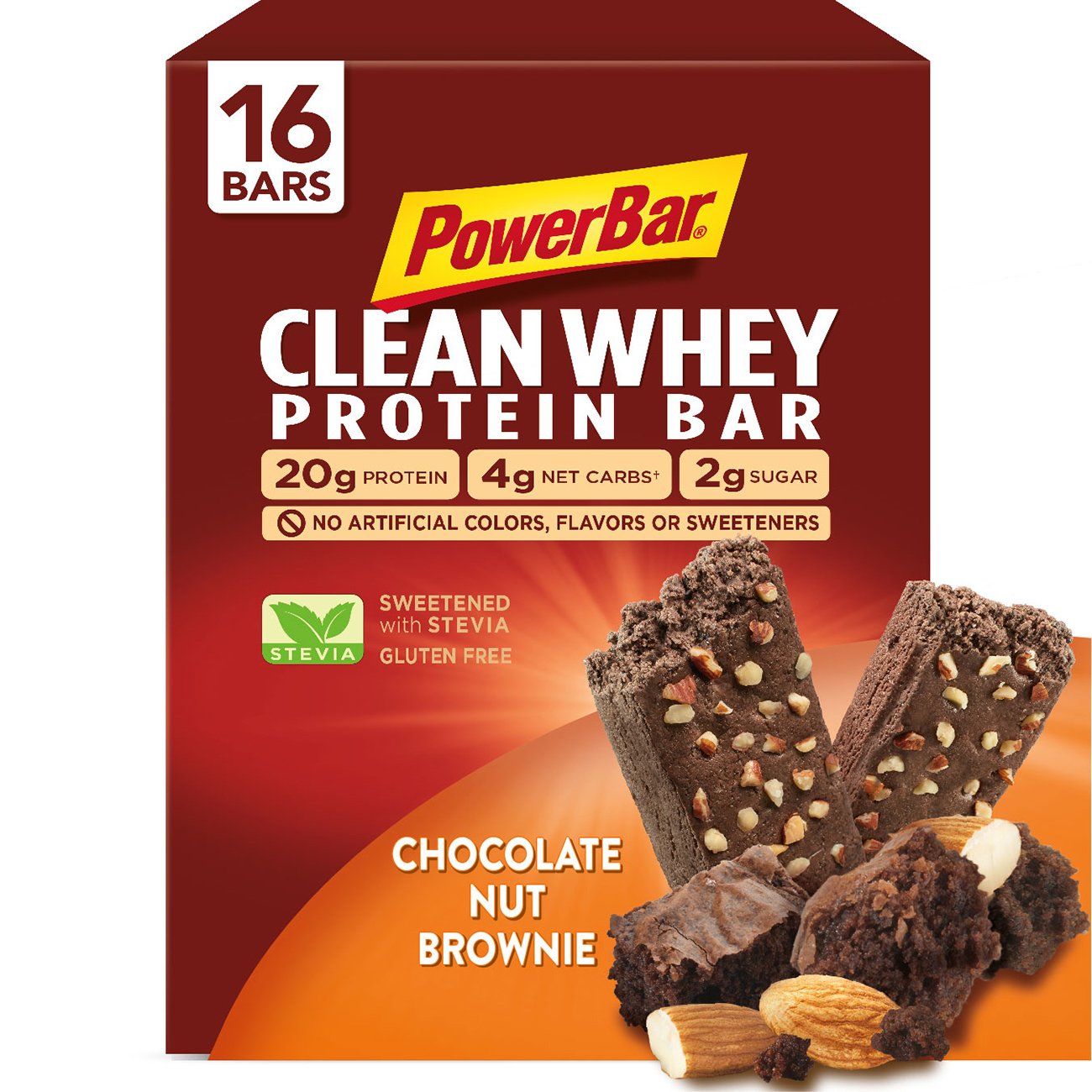 Amazon.com: PowerBar Clean Whey Bar, Chocolate Chip Cookie Dough, 2.12 ...