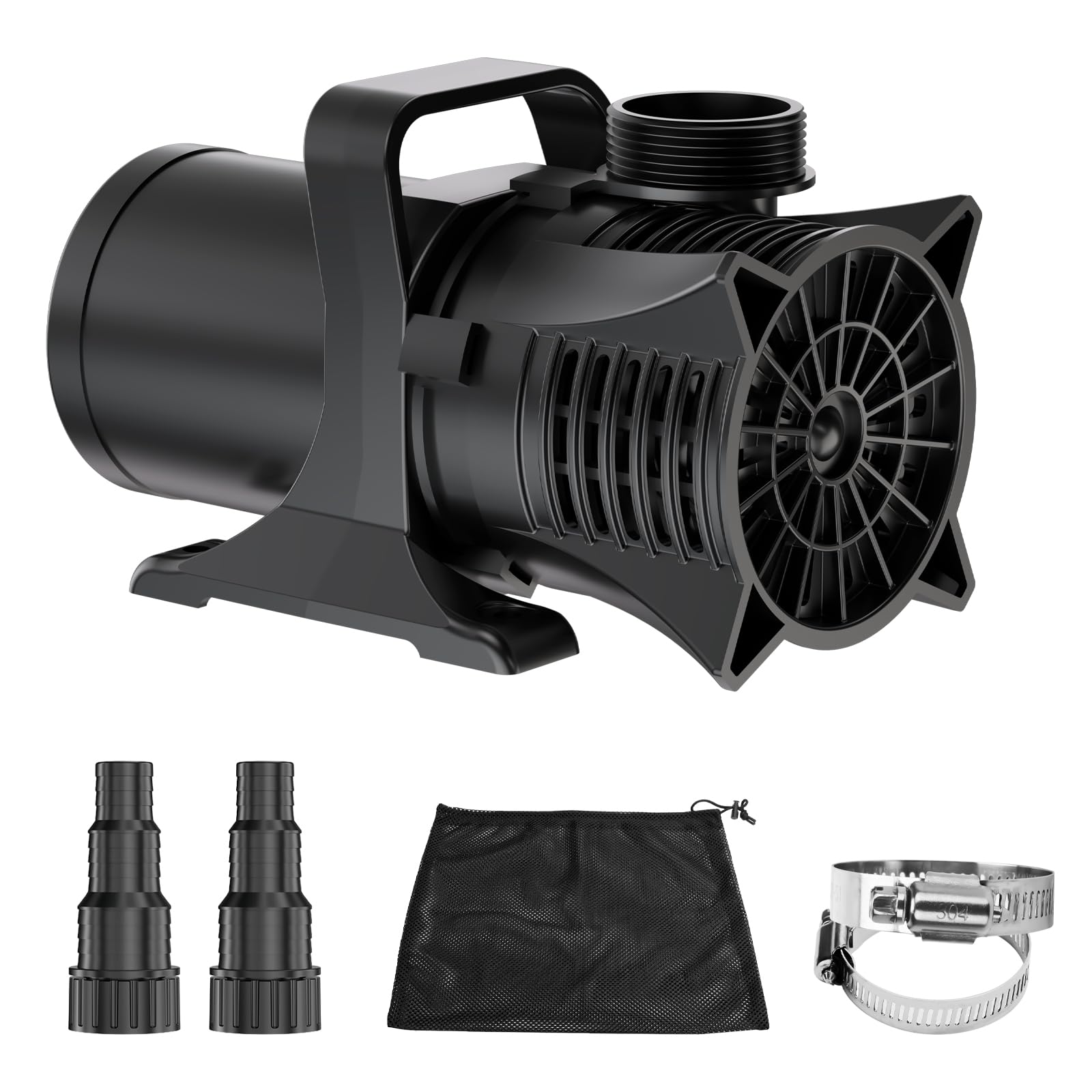 AquaMiracle 1800GPH Submersible Water Pump UL Certified Pond Pump with ...