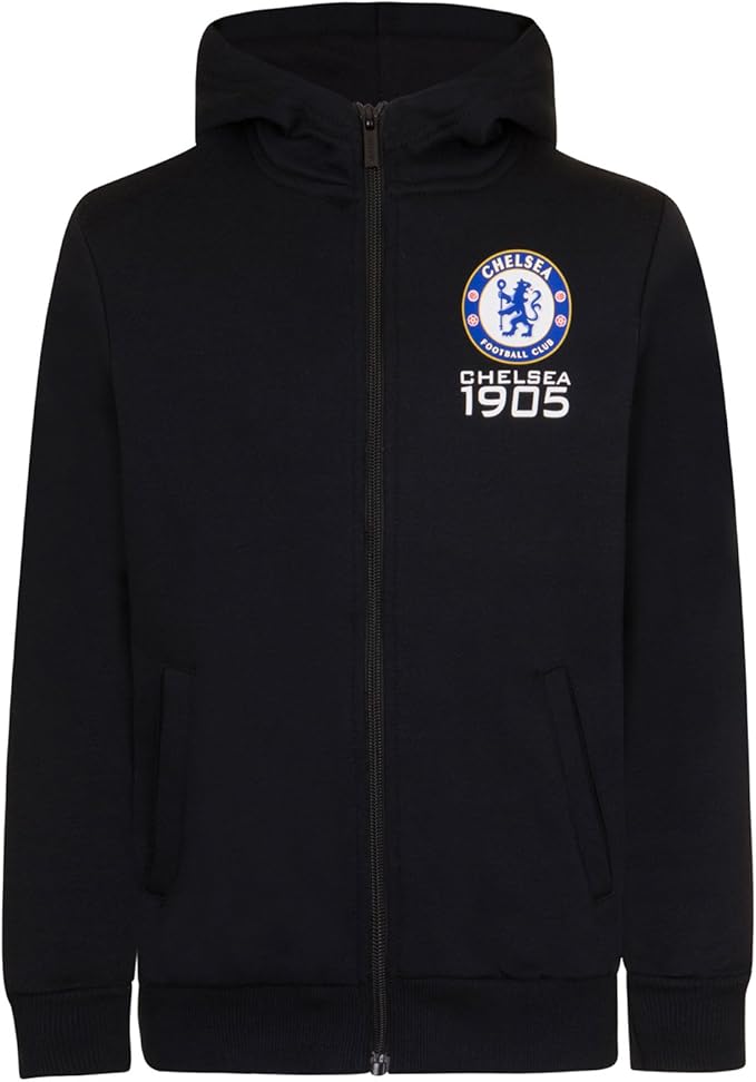 Chelsea FC Official Football Gift Boys Fleece Zip Hoody: Amazon.co.uk ...