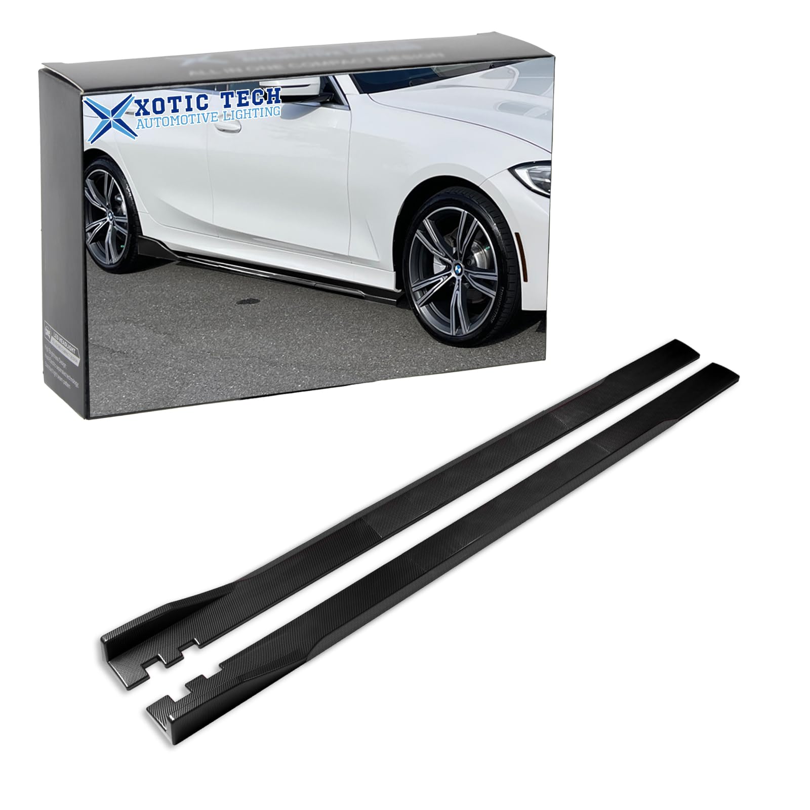 Mua Xotic Tech 86.5 Inch/2.2M Car Lower Side Skirts Protect Rocker ...