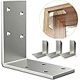 Amazon.com: KOMOHOM （15-Pack） Heavy Duty 12-Gauge Galvanized Steel L Brackets, 3"x3" Angle Iron ...