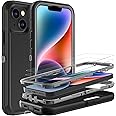 Amazon.com: YKHJKLEC for iPhone 14 Plus Case, Military Grade 3 in 1 Heavy Duty Shockproof/Drop ...