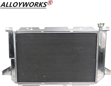 Amazon.com: ALLOYWORKS 4 Row Core Full Aluminum Radiator for Ford F-150 ...