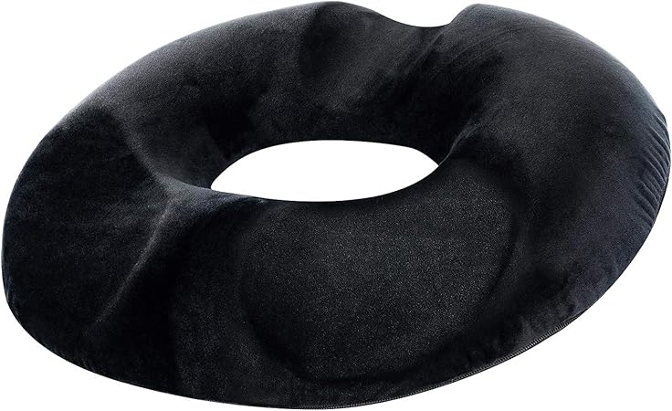 TheComfortZone Orthopedic Memory Foam Donut Cushion Provides Excellent ...
