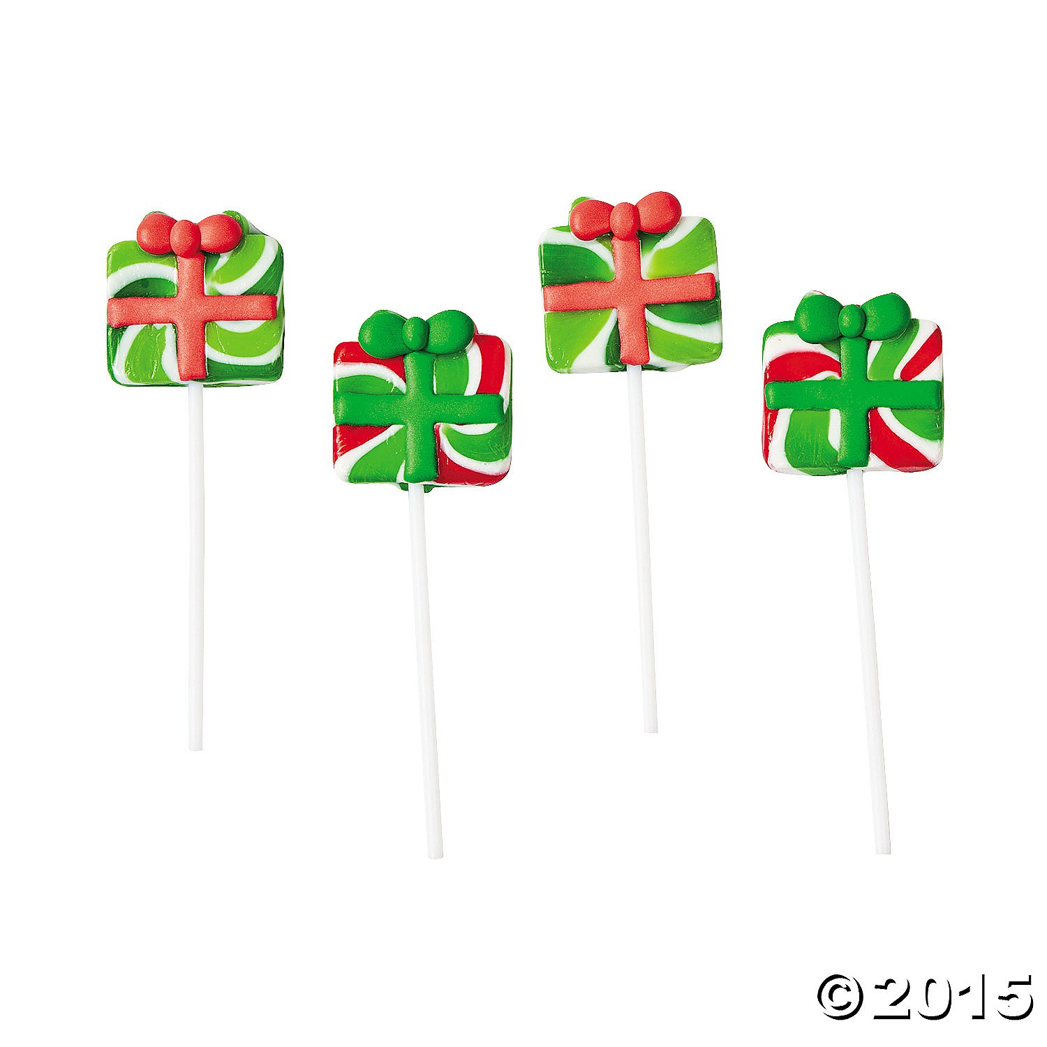 Amazon.com : Santa Character Suckers - Christmas Candy Lollipops ...