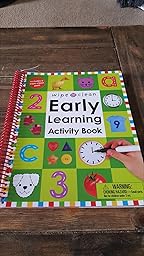 Amazon.com: Wipe Clean: Early Learning Activity Book (Wipe Clean Early ...