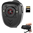 Amazon.com : Mini Body Camera Video Recorder Built-in 128GB Memory Card ...