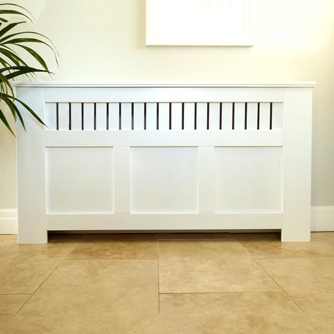 Jack Stonehouse Panel Painted Radiator Cover White (X-Large): Amazon.co ...