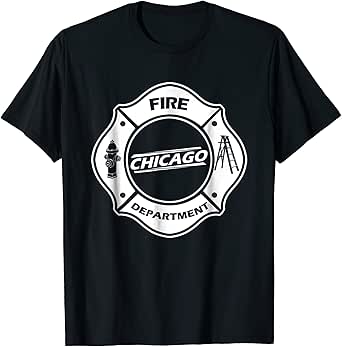 Amazon.com: Chicago Fire Department T Shirt Firefighter: Clothing