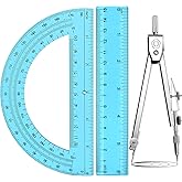 Amazon.com : Zonon 3 Pcs Geometric Math Set, Drawing Compass, 6 Inch ...