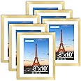 Amazon.com - FIXSMITH 8x10 Picture Frame Bulk-6 Pack, Gold Picture Frames Collage Wall Decor ...