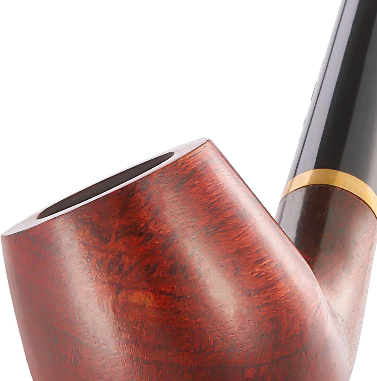 Joyoldelf Tobacco Pipe, Churchwarden Rosewood Smoking Pipe with Pipe ...