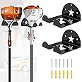 Amazon.com: Sulythw 2 Pack Trimmer Rack Garage Garden Power Tool Hanger ...