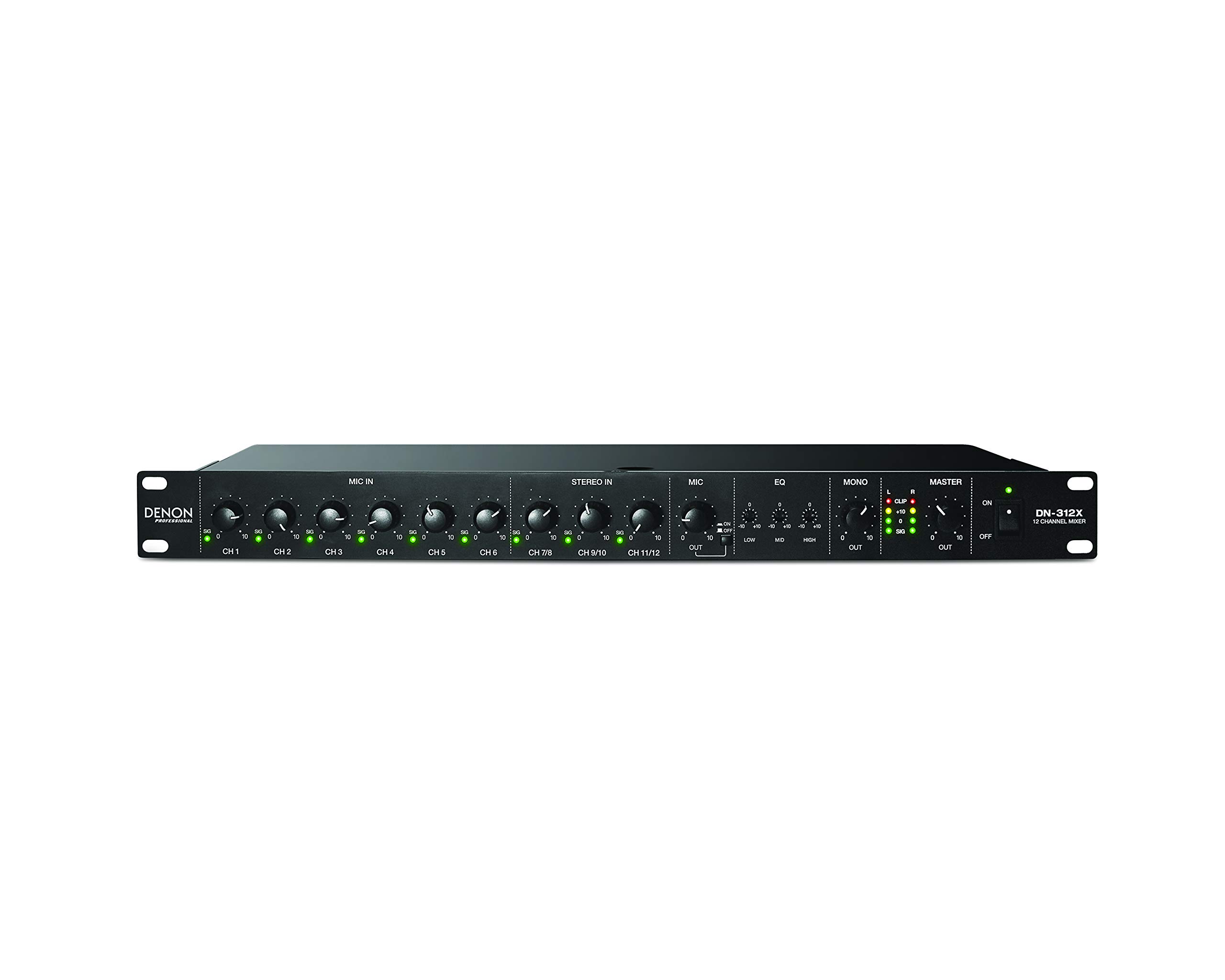 Mua Denon DN-312X Professional 12-Channel Line Mixer with Priority; 6 ...