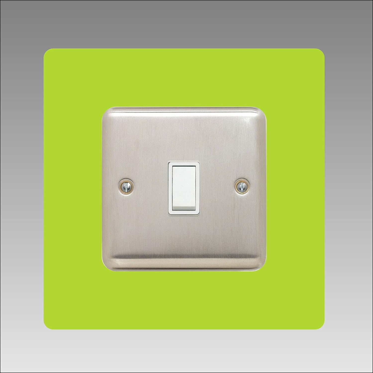 Single Light Switch Surround | Square | Acrylic Back Panel or Finger ...
